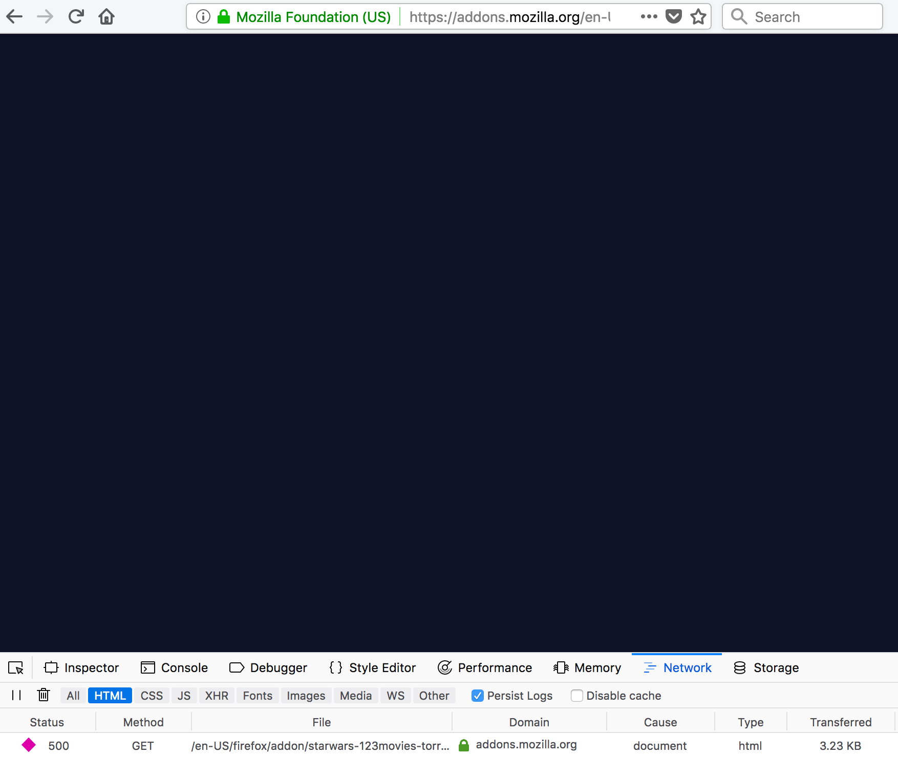 Loading disabled add-on page flashes add-on name on tab title · Issue #11291 · mozilla/addons ...