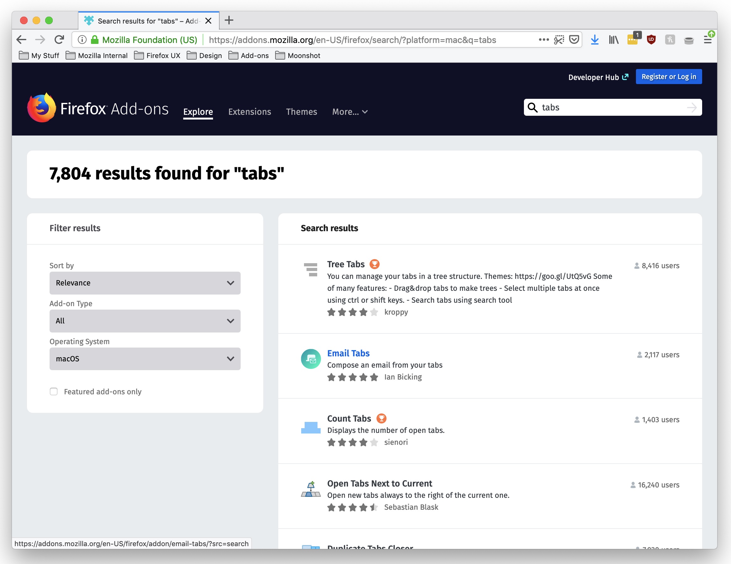 Show Recommended Badge On Search Results Page · Issue 13081 · Mozillaaddons · Github