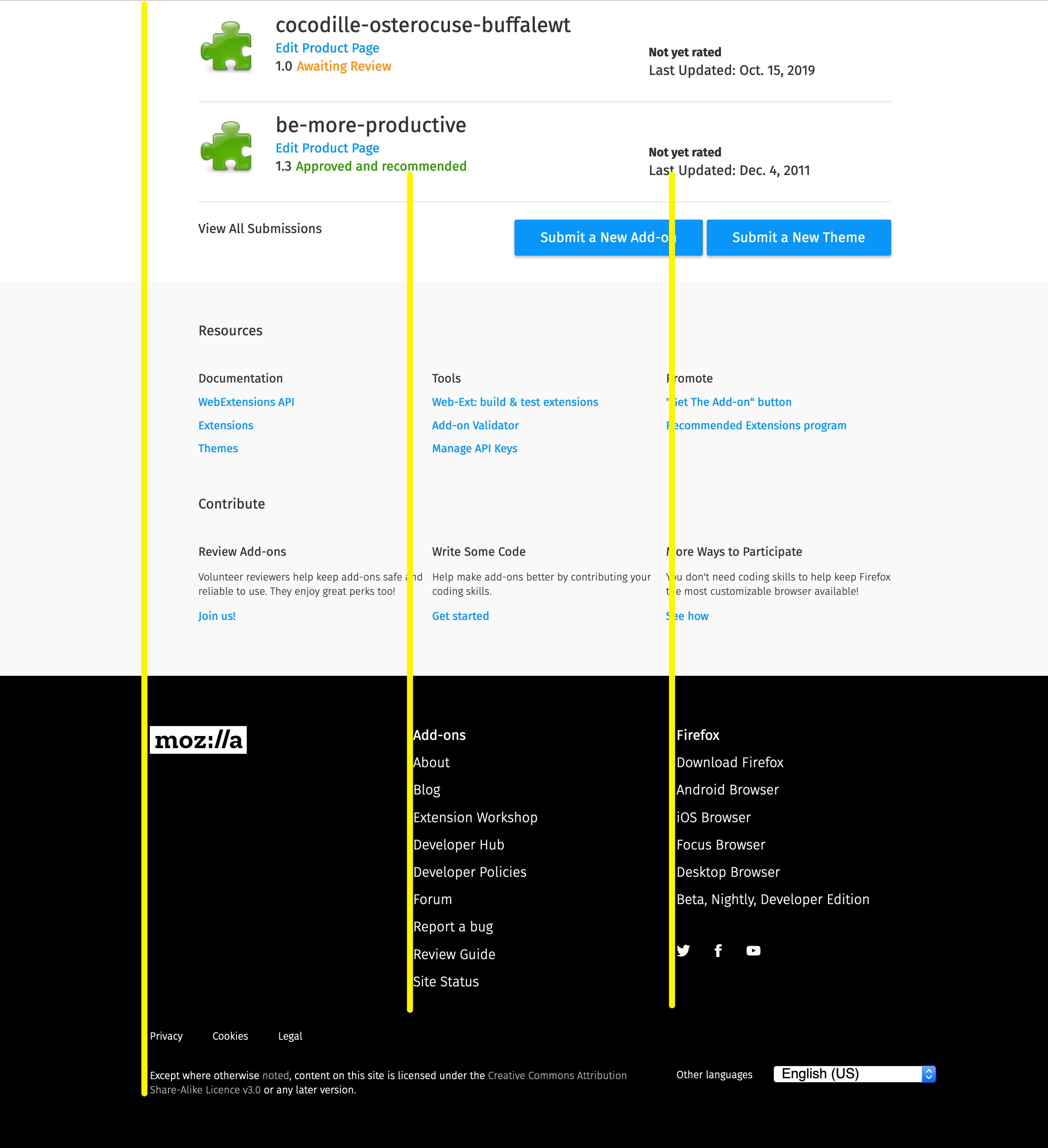 Use 960px wide grid consistently on devhub landing page. · Issue #7046 · mozilla/addons · GitHub