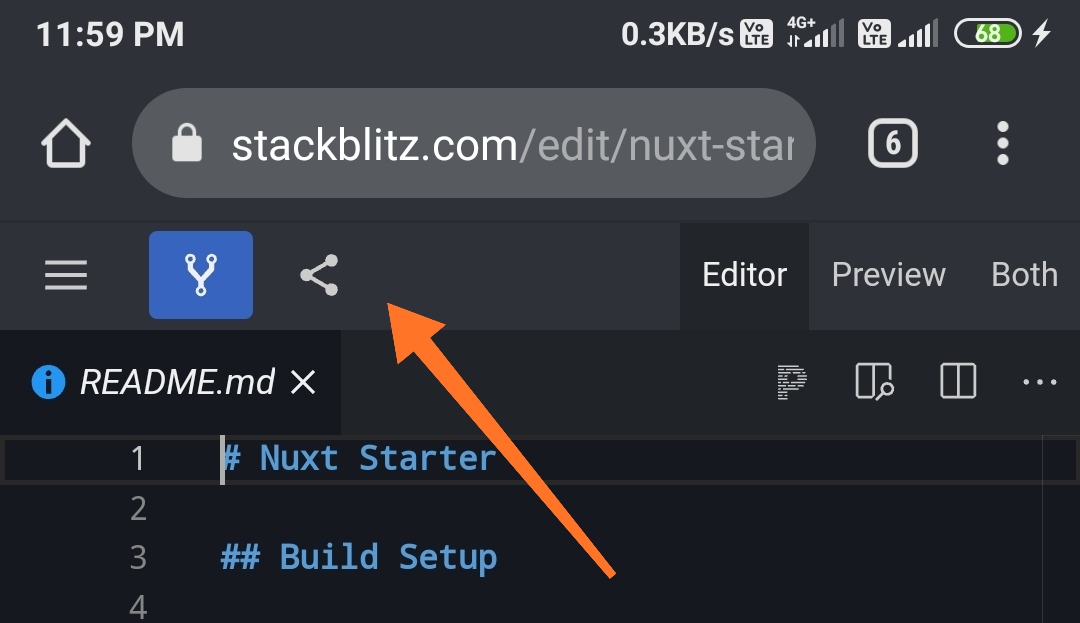 Top toolbar not showing on PWA version · Issue #1741 · stackblitz/core · GitHub
