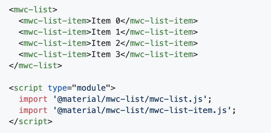 Mwc Menu Inconsistent Import Of Component · Issue 1323 · Material Componentsmaterial Web 0140