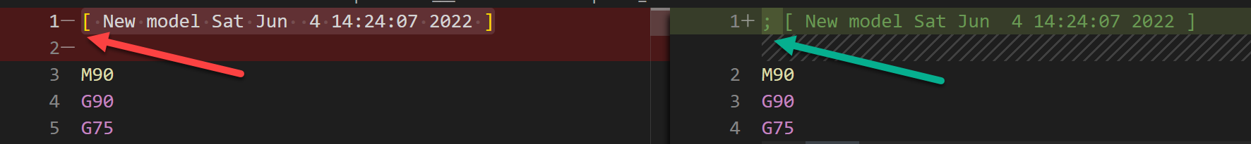 error: 1 - G-code words consist of a letter and a value. Letter was not found. · Issue #249 ...