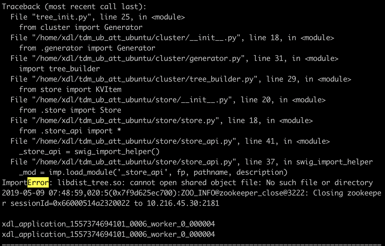 分布式训练tdm找不到文件 · Issue #220 · alibaba/x-deeplearning · GitHub