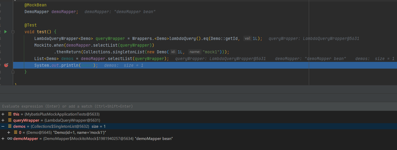 使用mockito如何对mybatisplus的链式调用进行mock测试？ · Issue 5535 · Baomidou Mybatis Plus · Github
