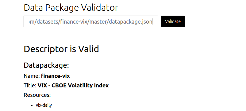 [tools] Online Data Package Validator · Issue 200 · Datahubio Datahub · Github