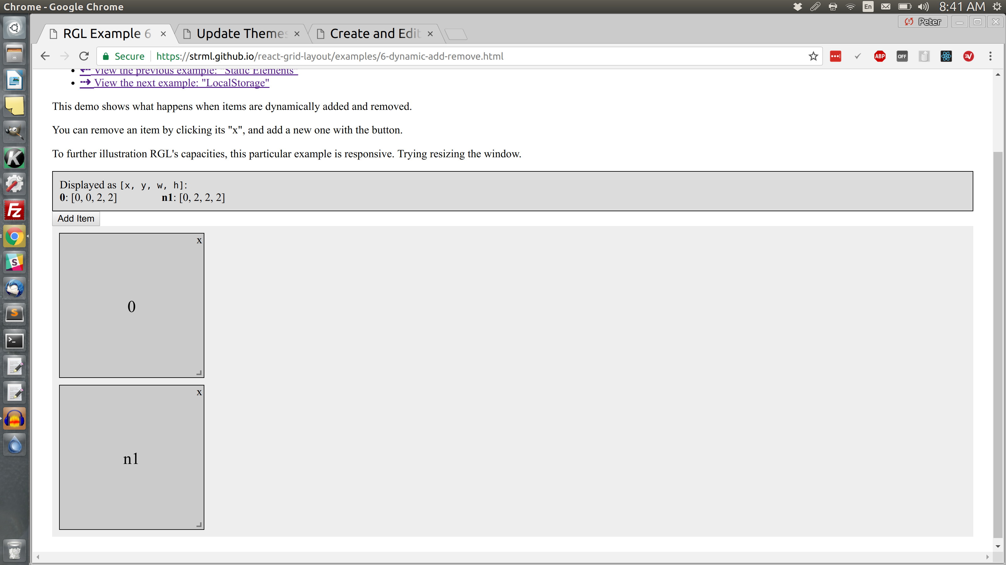 Cannot Add Items So That Grid Is Wider On Bottom Than On Top · Issue 794 · React Grid Layout
