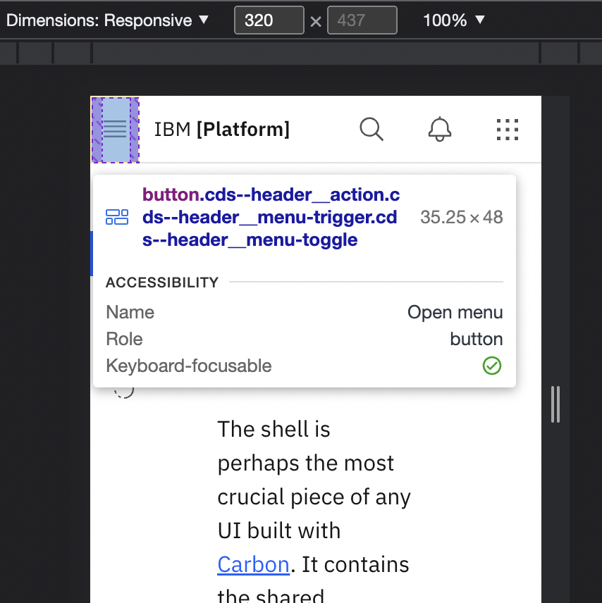 [Bug]: UI Shell menu button became squashed on `sm` breakpoint · Issue #11687 · carbon-design ...