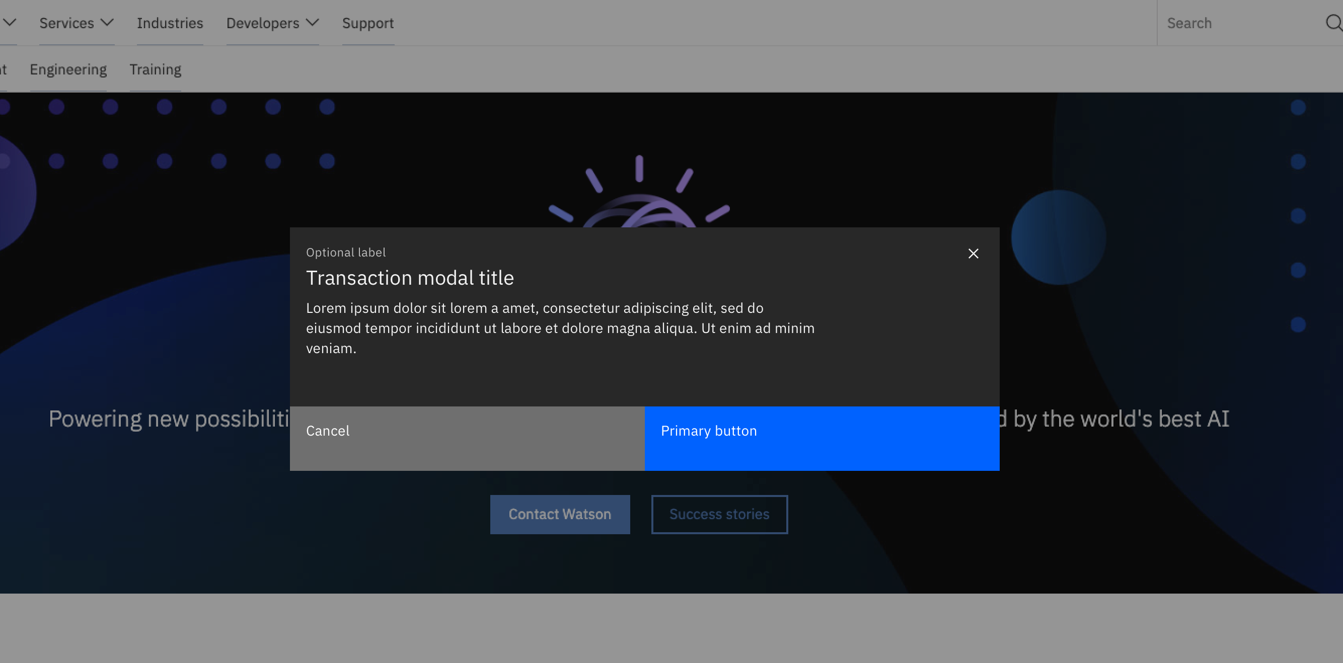 UI issue: Modal "cancel" button · Issue #3387 · carbon-design-system ...