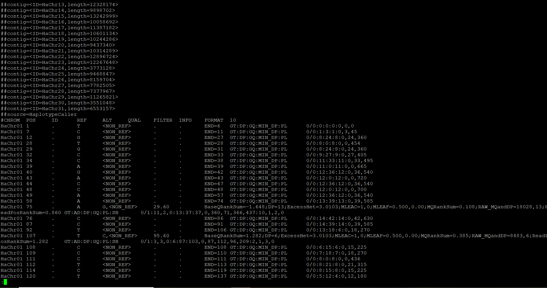 GenomicsDB does not recognize certain features in GVCF files. · Issue ...