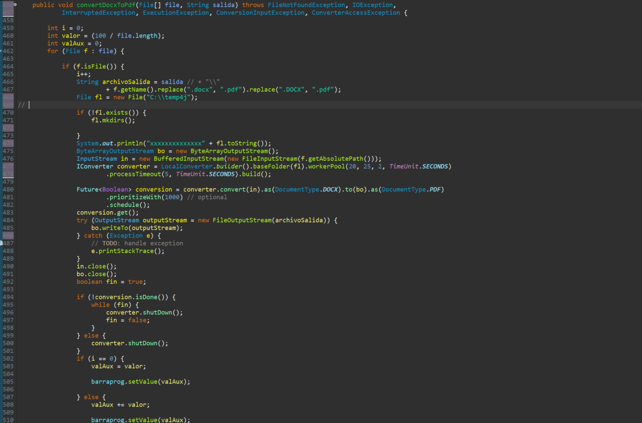[Thread-5] ERROR com.documents4j.conversion.msoffice.MicrosoftWordBridge - Thread responsible ...