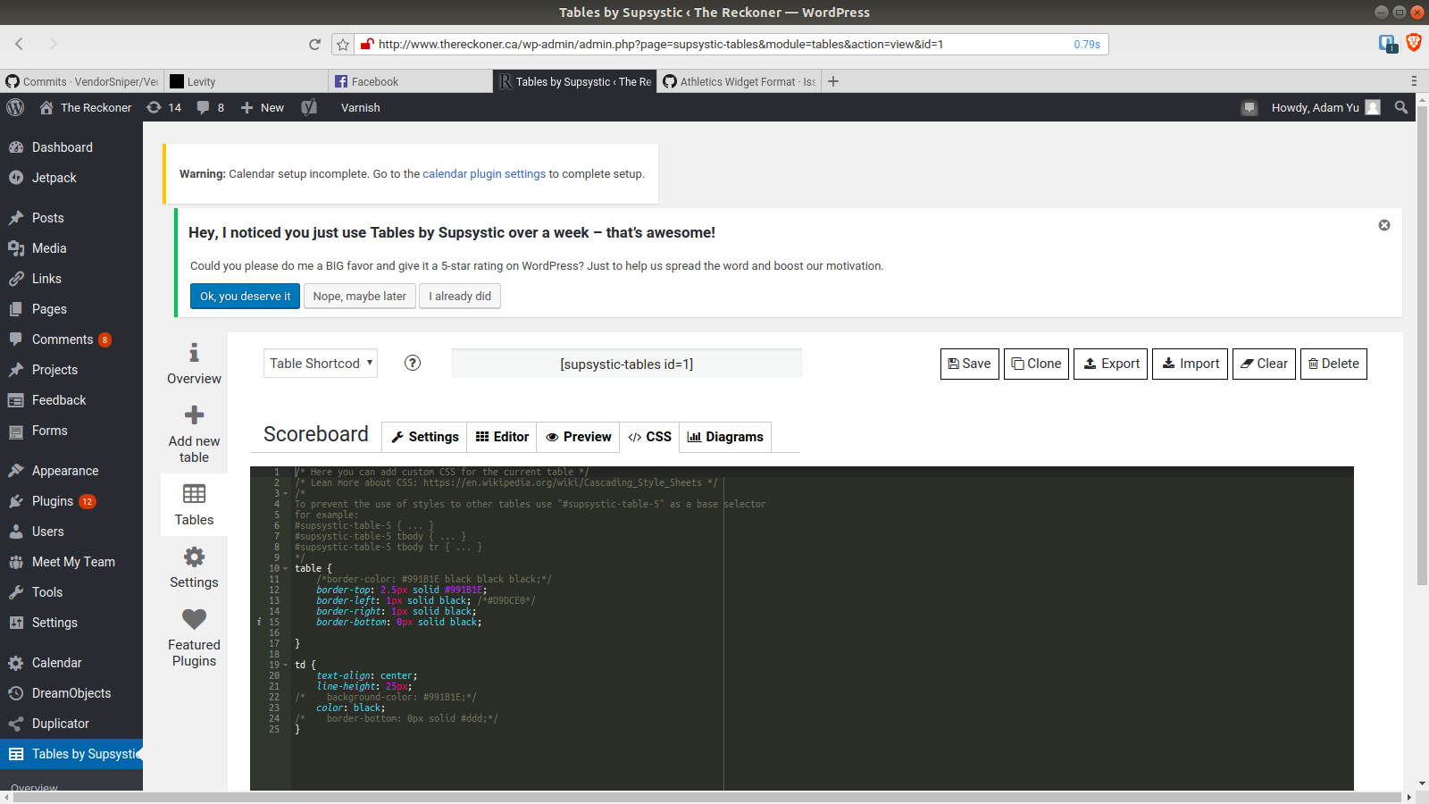 Athletics Widget Format · Issue #3 · the-reckoner/reckoner-site · GitHub
