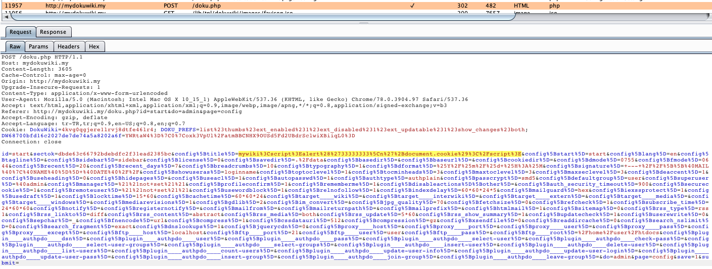 dokuwiki wiki title stored xss · Issue #2926 · dokuwiki/dokuwiki · GitHub