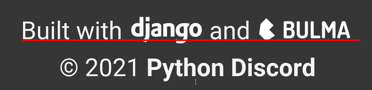 Django logo is not aligned with baseline of text in the footer · Issue ...