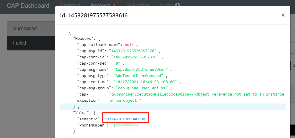 The 'long' number on the dashboard is wrong · Issue #1023 · dotnetcore/CAP · GitHub