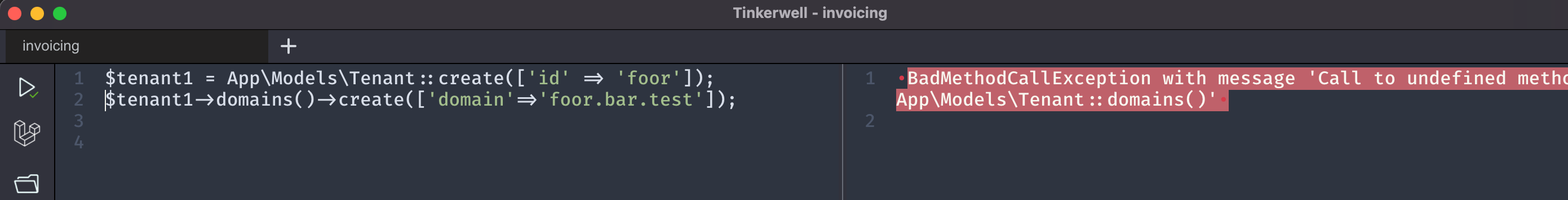 Call to undefined method Stancl\Tenancy\Database\Models\Tenant::domains() · Issue #665 ...