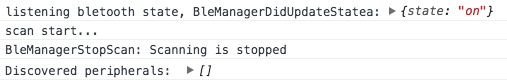 "BleManagerStopScan" and "BleManagerDiscoverPeripheral" · Issue #258 ...