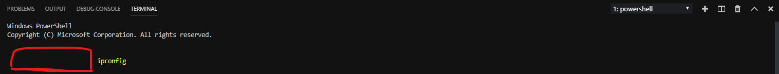 PowerShell is not render/showing properly · Issue #66104 · microsoft/vscode · GitHub