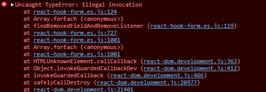 Radio Input React Router Typeerror Illegal Invocation · Issue 315 · React Hook Formreact