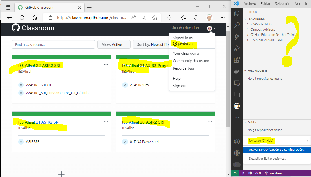 GitHub Classroom Teacher. See wrong classes · community · Discussion #35735 · GitHub