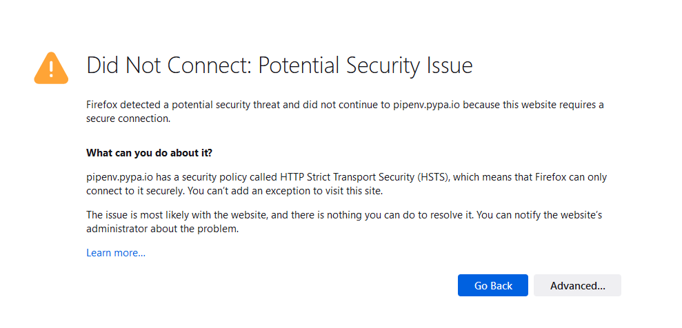 Documentation site not accessible · Issue #4820 · pypa/pipenv · GitHub