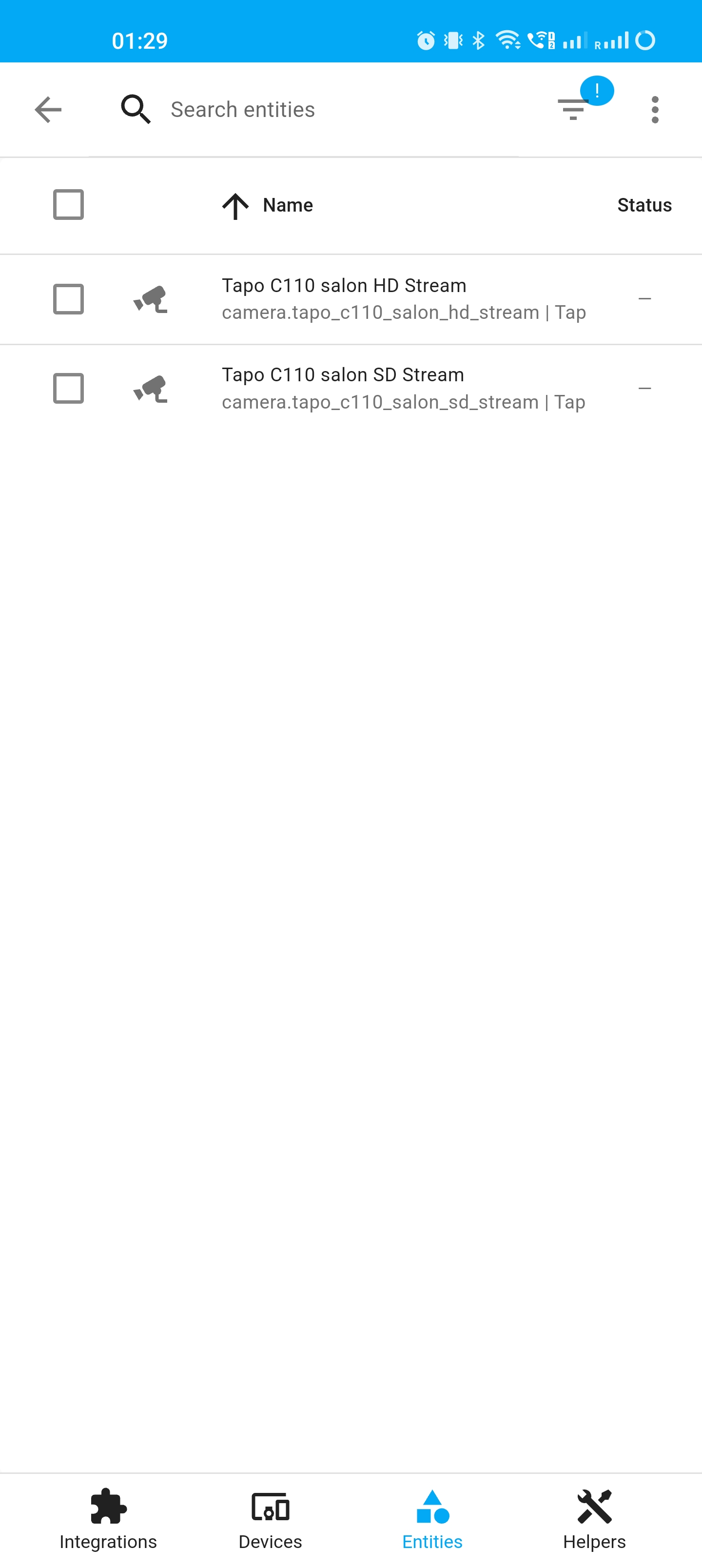 Entities mixed up with each other for multiple cameras with same name in Tapo app · Issue #409 ...