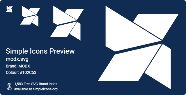 New Icon: MODX · Issue #3539 · simple-icons/simple-icons · GitHub