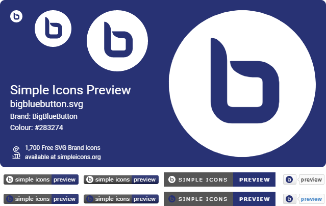 Request: BigBlueButton Icon · Issue #3990 · simple-icons/simple-icons · GitHub