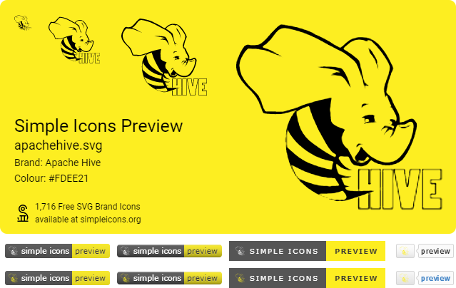 Icon Request: Apache Hive · Issue #3545 · simple-icons/simple-icons ...