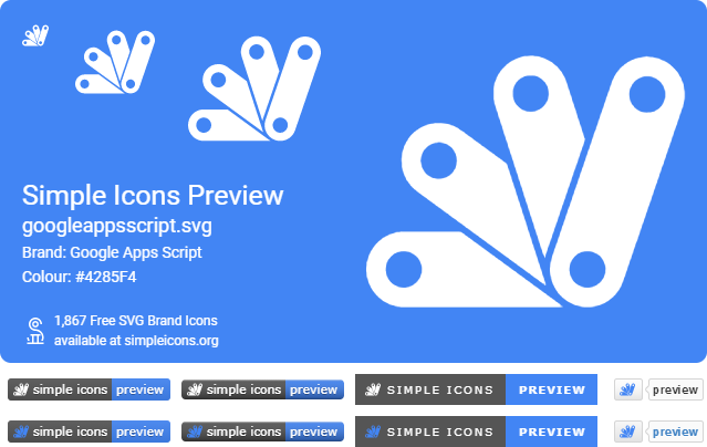 Request: Google Apps Script Icon · Issue #3556 · simple-icons/simple ...