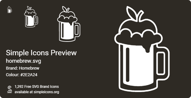 Add homebrew icon · Issue #3366 · simple-icons/simple-icons · GitHub