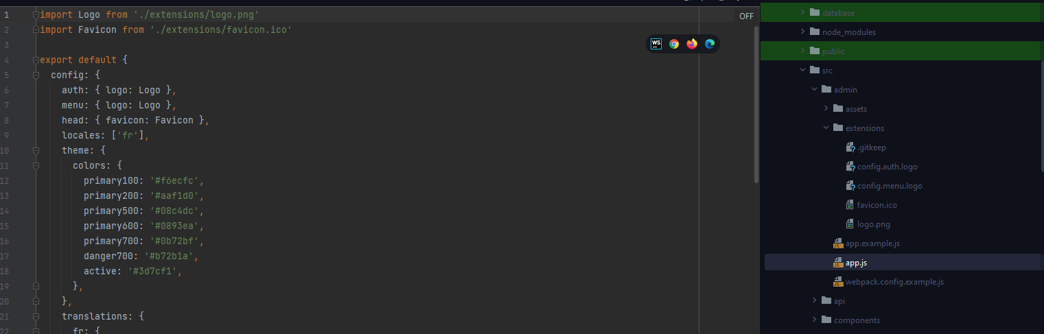 Unable to customize strapi dashbord · Issue #13049 · strapi/strapi · GitHub