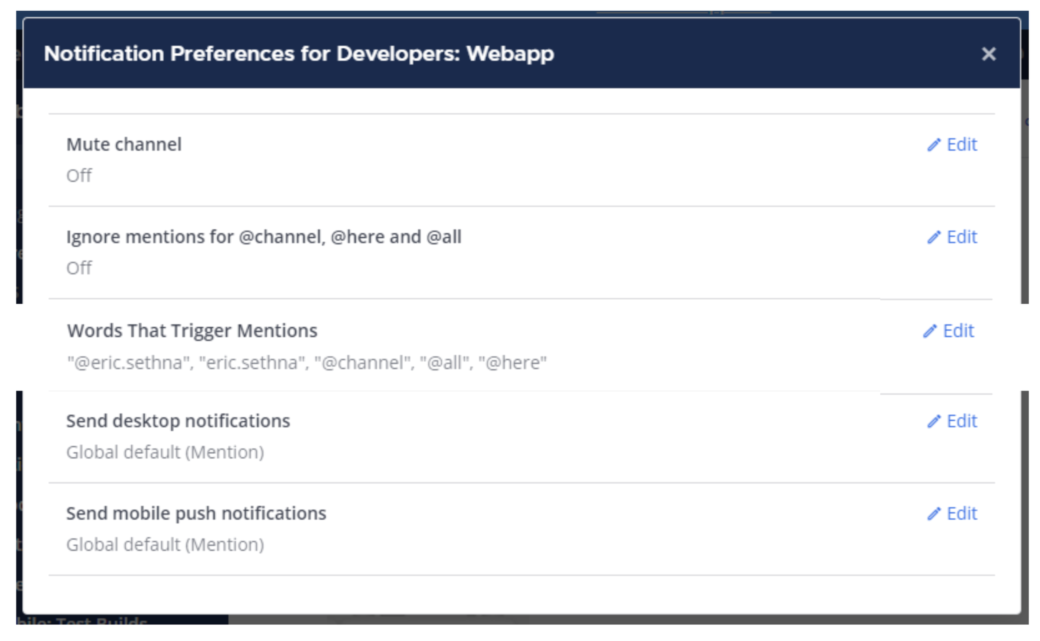 Allow words that trigger mentions to be configured per channel · Issue #21194 · mattermost ...