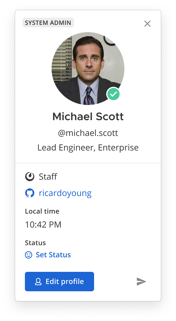 Profile Popover: General UI improvements · Issue #21192 · mattermost ...