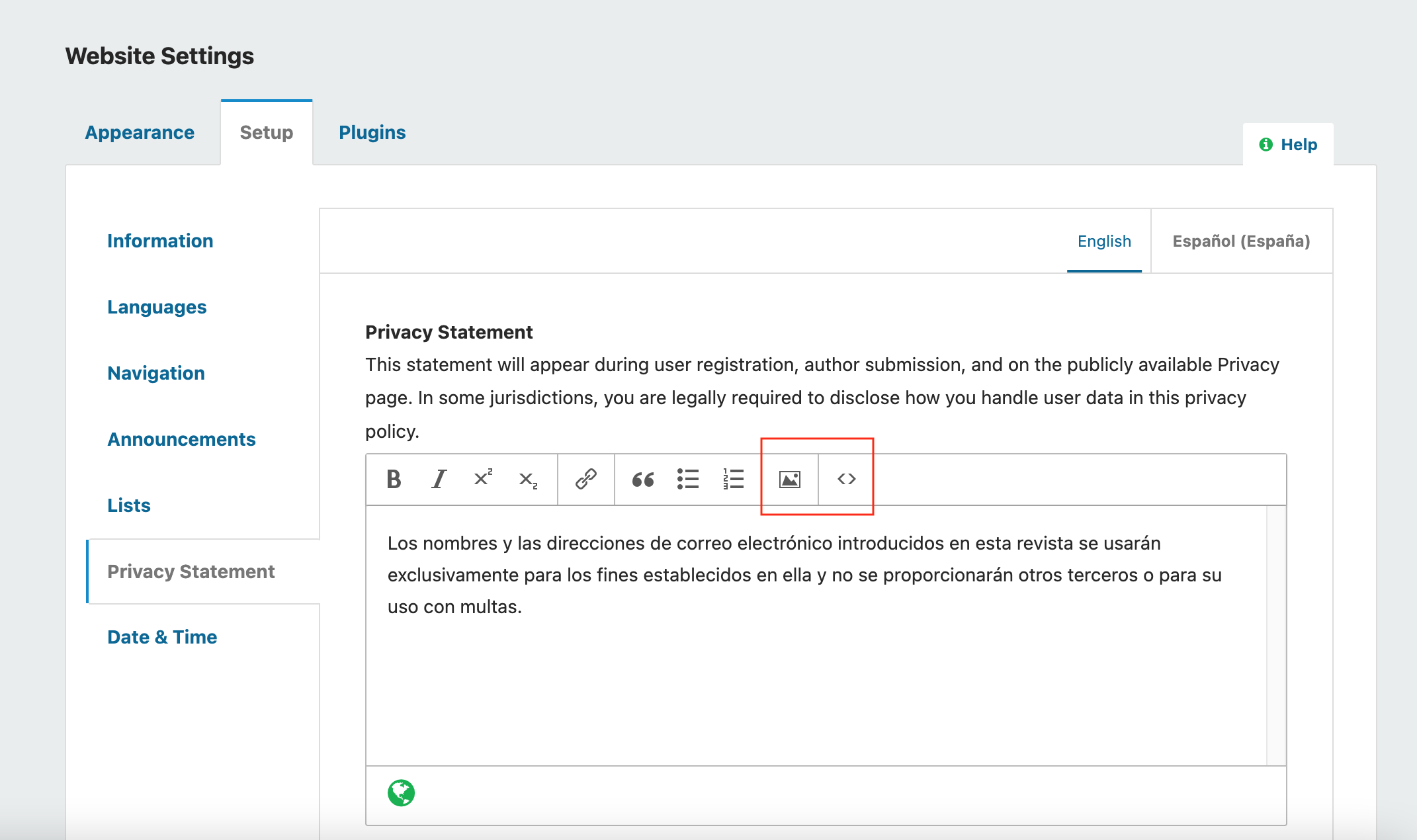 Formatting buttons are cut off when multiple languages are enabled · Issue #8459 · pkp/pkp-lib ...