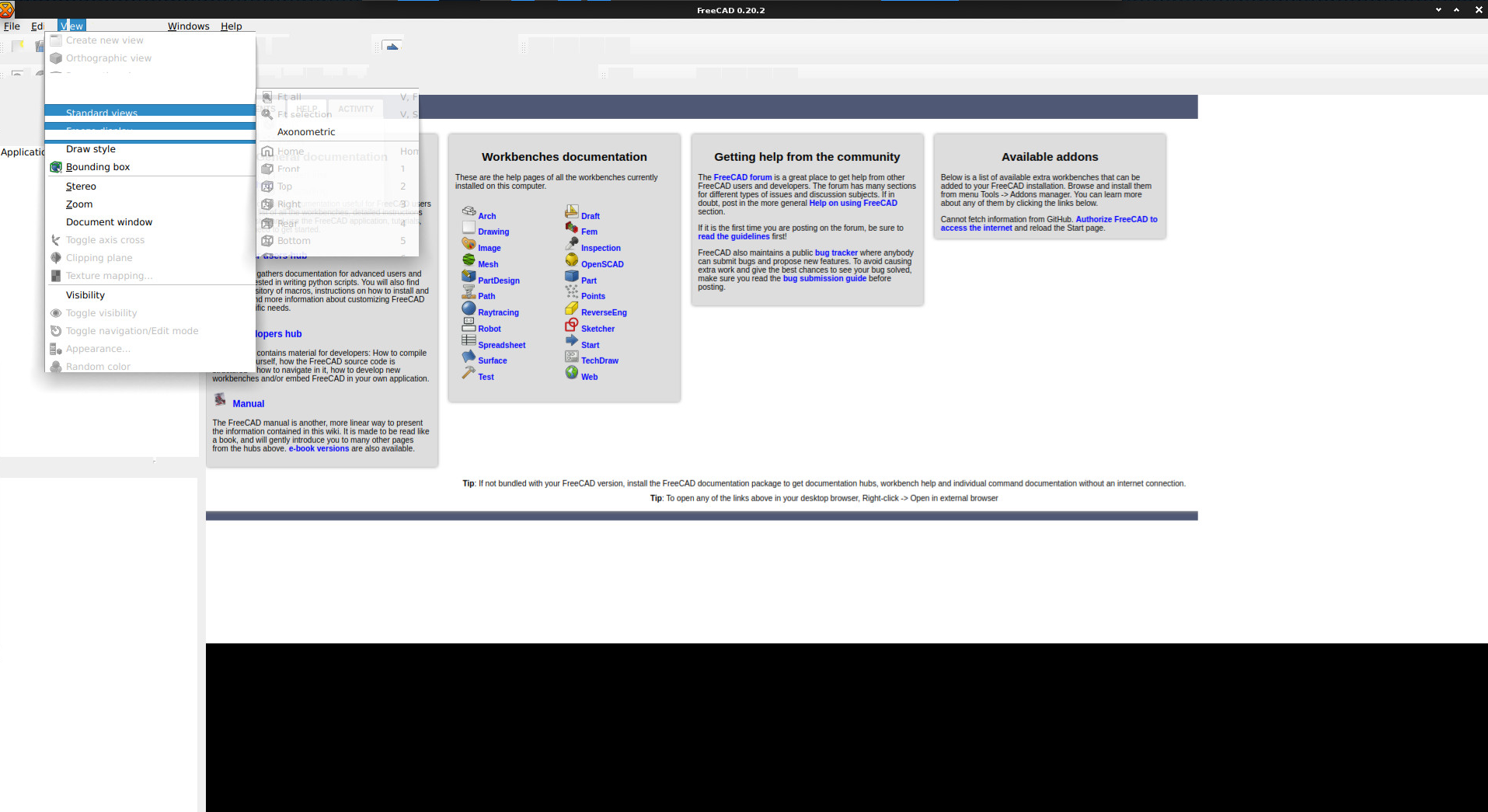 [Problem] Rendering of Qt menus totally broken turning freecad unusable · Issue #8717 · FreeCAD ...