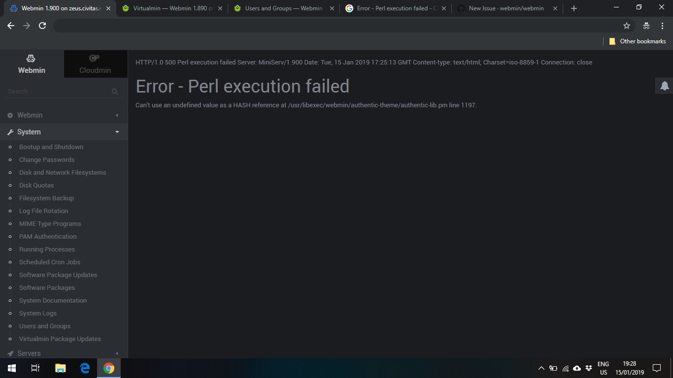 Error upgrade from 1.890 to 1.900 · Issue #1011 · webmin/webmin · GitHub
