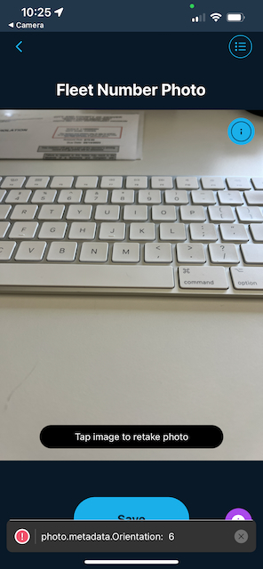 🐛 Orientation always shows as 6 · Issue #1572 · mrousavy/react-native-vision-camera · GitHub