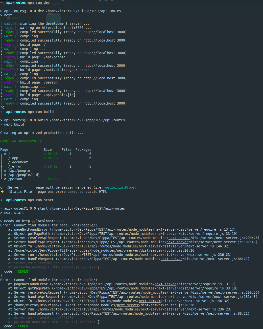 [Next 9.0.0] New Api-route doesn't work on prod · Issue #7826 · vercel/next.js · GitHub