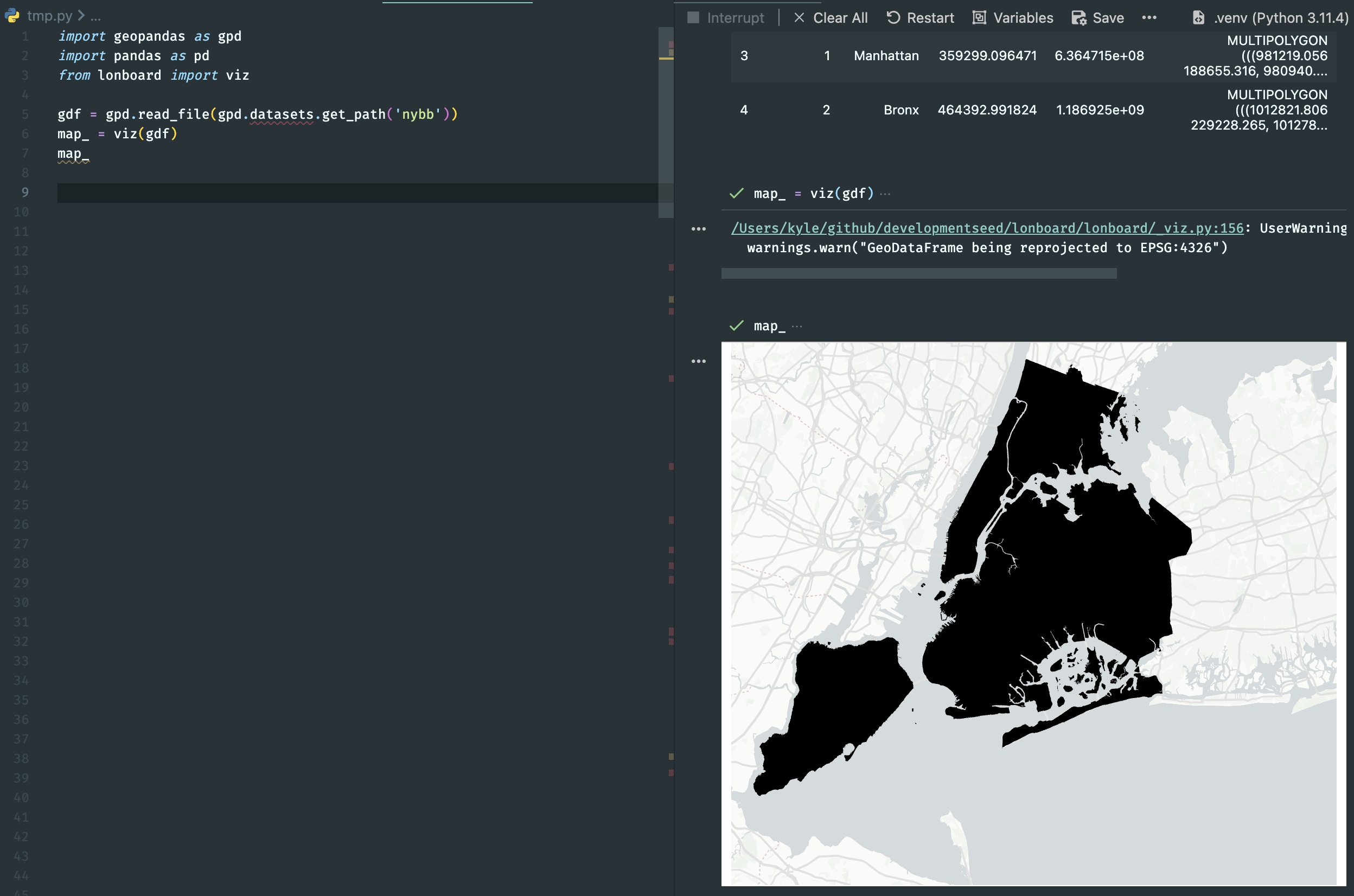 Support for rendering inside VSCode · Issue #156 · developmentseed/lonboard · GitHub