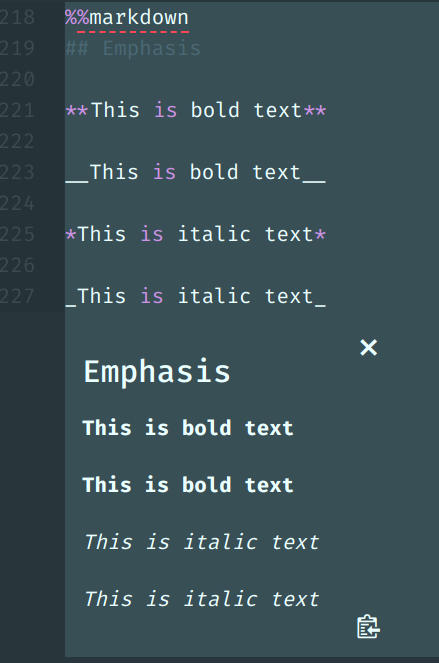 Python Inline Markdown not working · Issue #1397 · nteract/hydrogen · GitHub