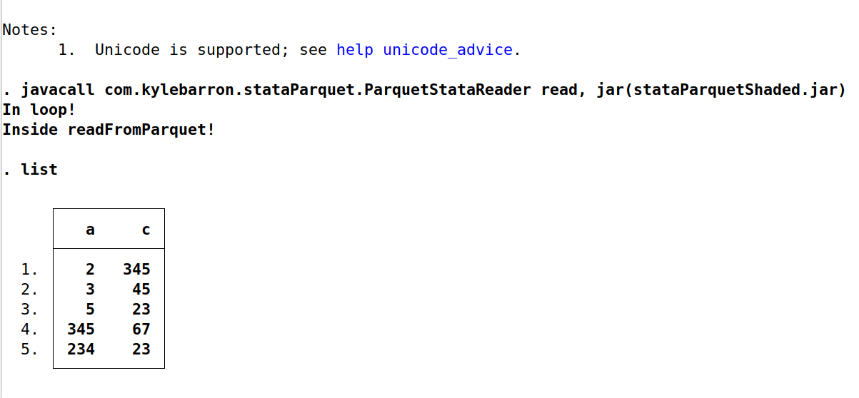 Rewrite in Java? · Issue #12 · mcaceresb/stata-parquet · GitHub