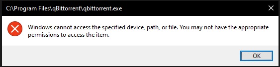 Just downloaded and installed qbittorrent_4.3.1_x64_setup.exe wont ...