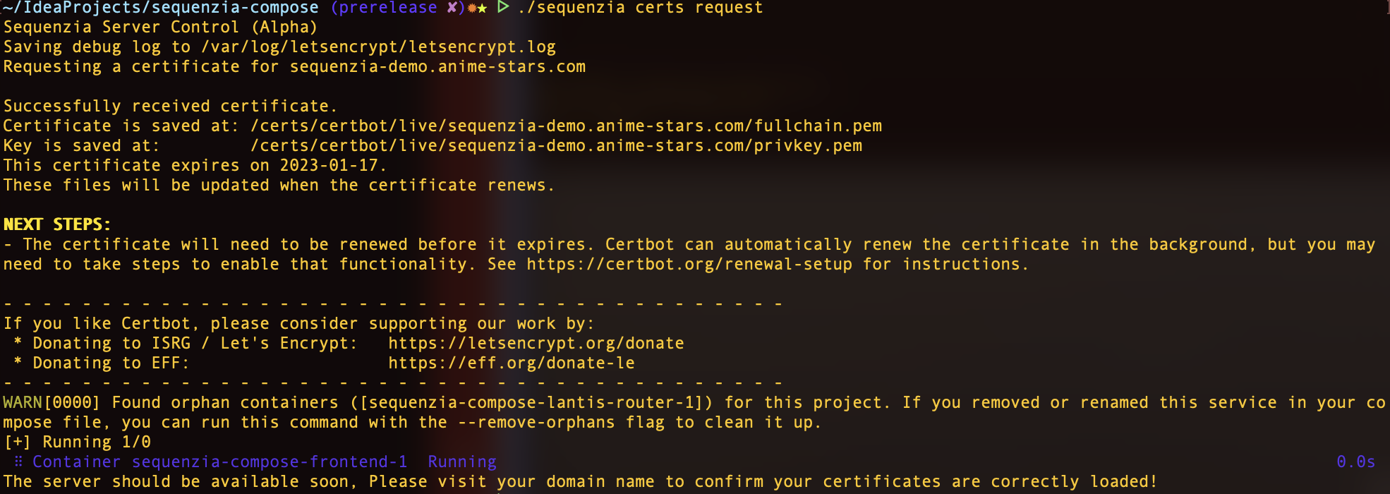 Remote Access using LANTIS - UiharuKazari2008/sequenzia-compose GitHub Wiki