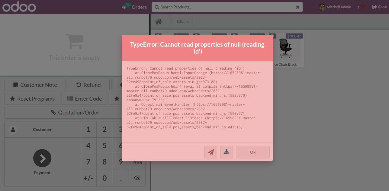 Point Of Sale Only Bank Payment Method Error V15 V16 · Issue 93997 · Odooodoo · Github