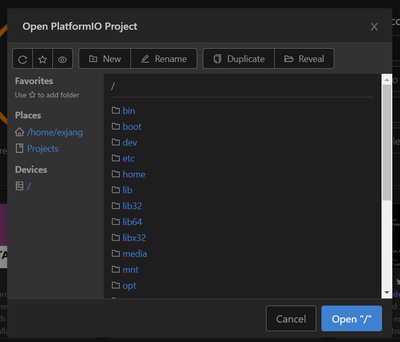 Windows WSL: I can't open any files(projects) in the PIO open browser. · Issue #2316 ...