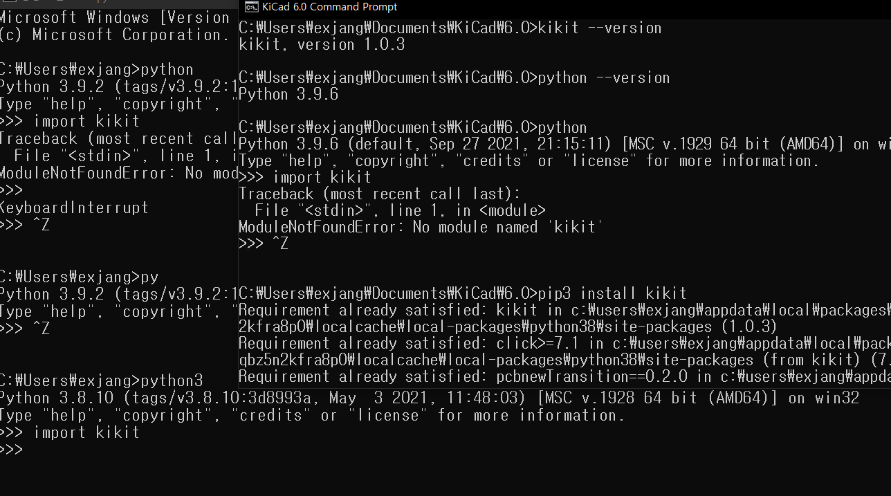 kikit installation not found · Issue #330 · yaqwsx/KiKit · GitHub