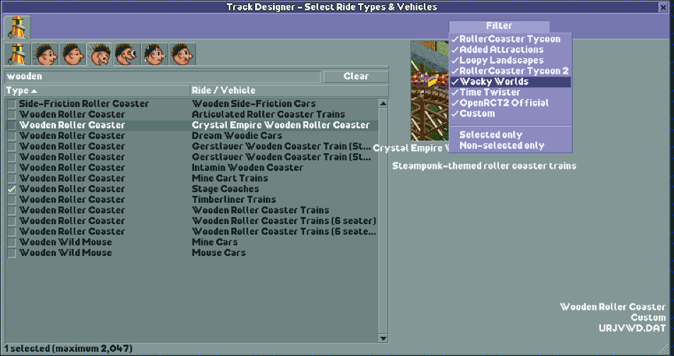 missing tracks · Issue #17308 · OpenRCT2/OpenRCT2 · GitHub