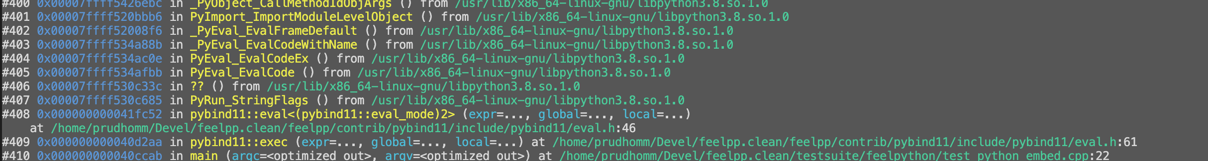 Embedded Python 3 8 Interpreter Crashes After One Evaluation · Issue 2153 · Pybind Pybind11