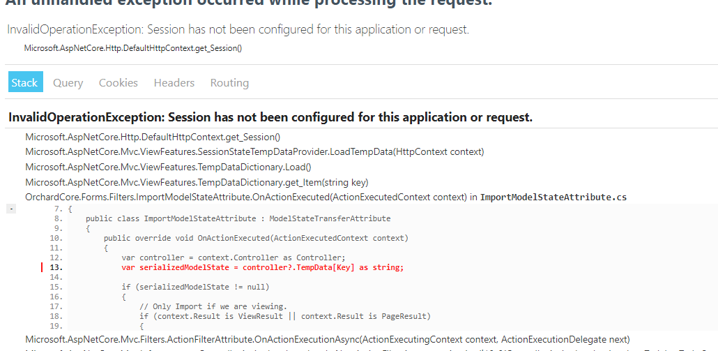 Cannot use session state from a module · Issue #11786 · OrchardCMS ...