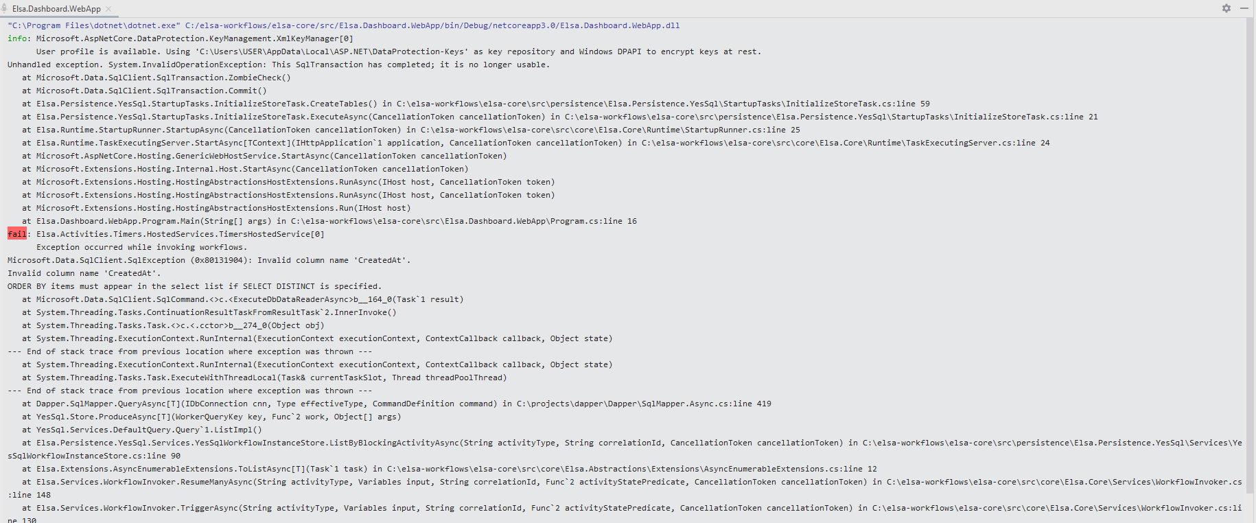 Issues using YesSql Stores · Issue #2 · elsa-workflows/elsa-orchard-core · GitHub